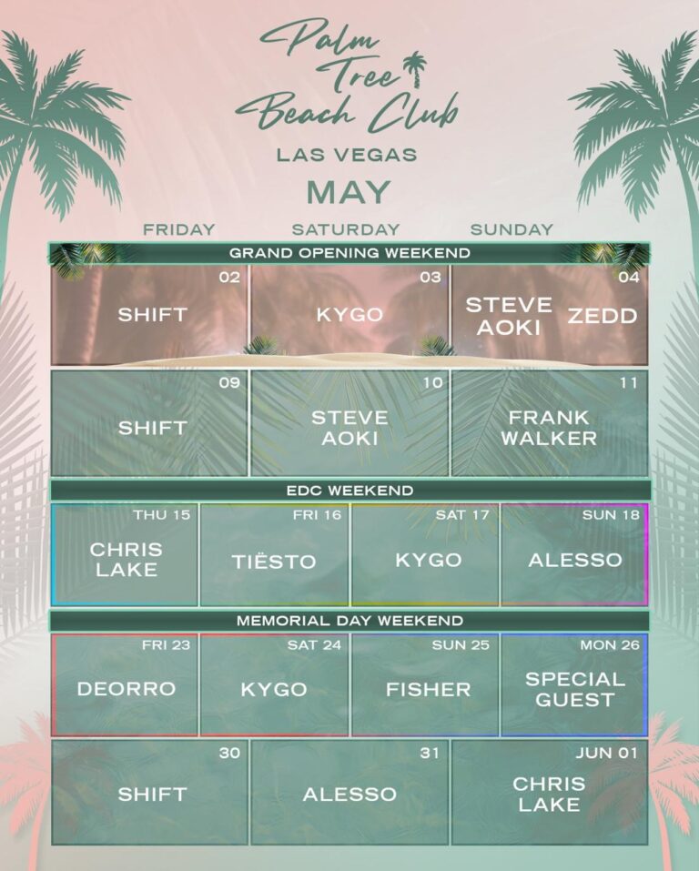 Palm Tree Beach Club Las Vegas | VIP & Guest List Access